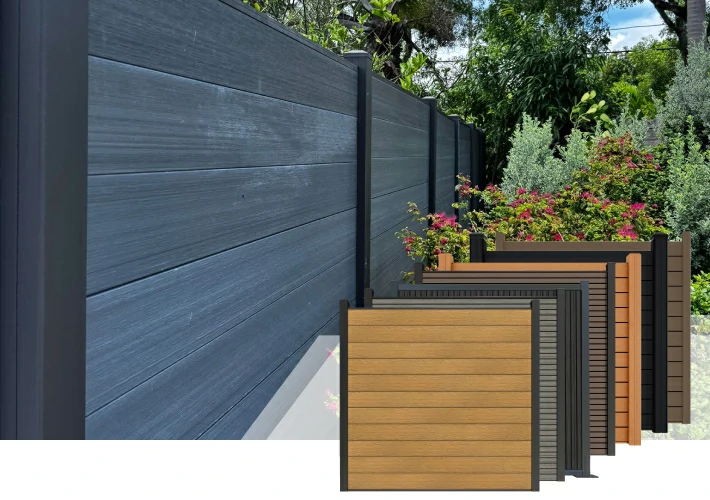 Ultra-Natural Color & Texture Composite Privacy Fence