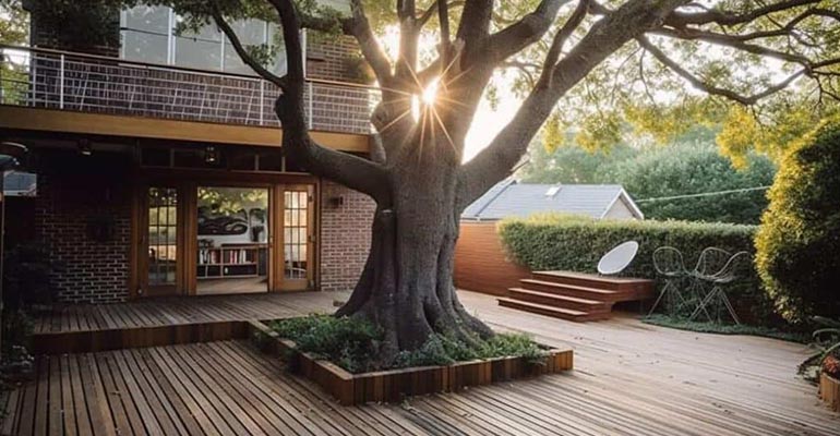 How To Build An Outdoor Deck Around A Tree