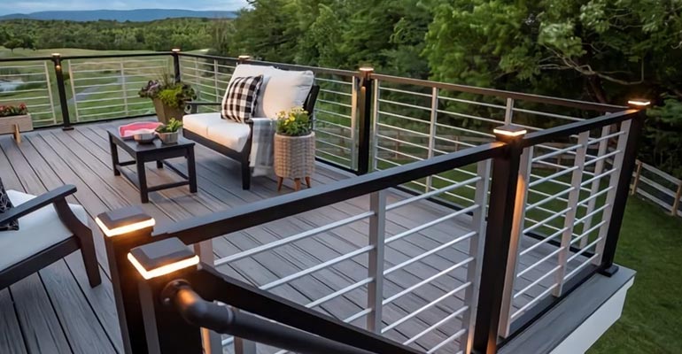 Deck Railing Components and Height Requirements